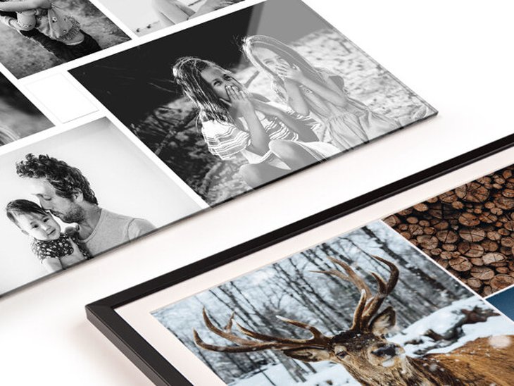 Custom Collage Prints: Create collages with your photos