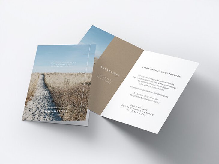 Trauerkarten gestalten: Stilvoll & persönlich | MYPOSTER