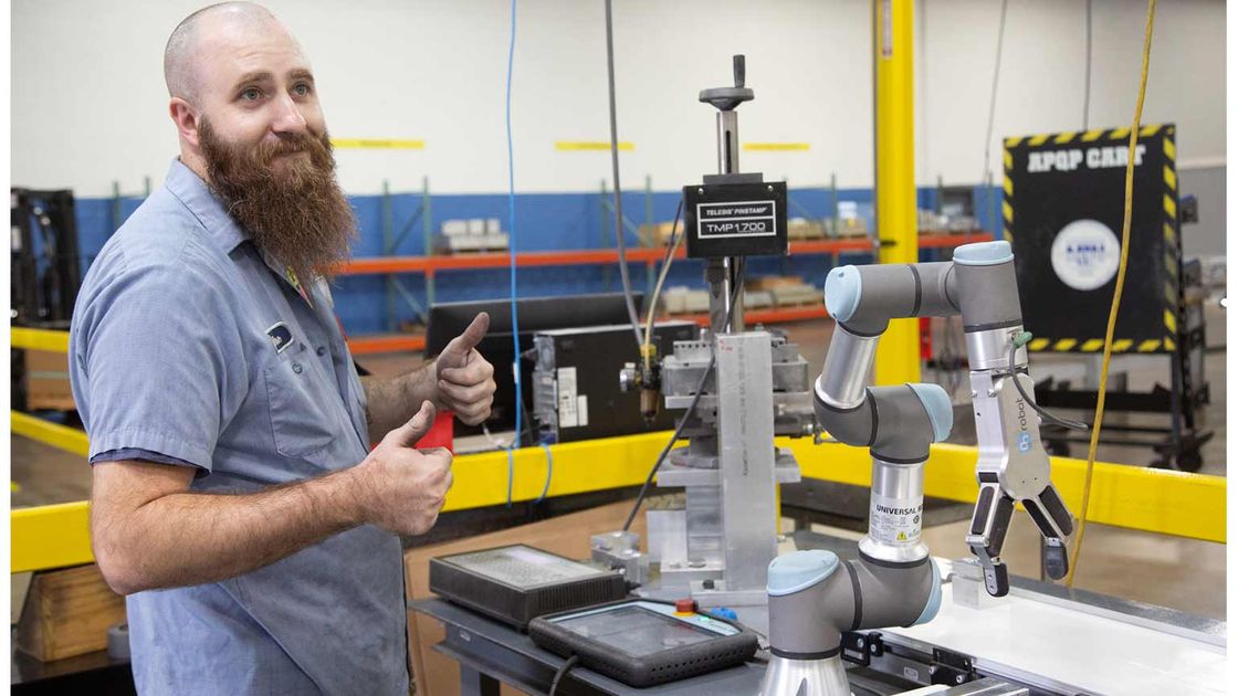 Pin stamping process automated | Tomenson Machine Works Inc