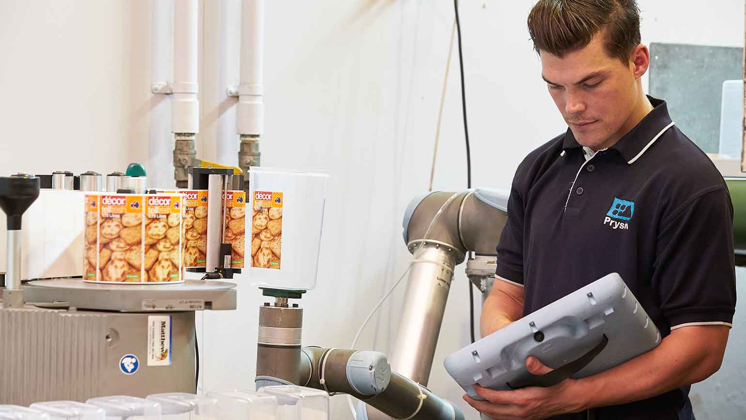 Automate tasks with cobots - prysm industries