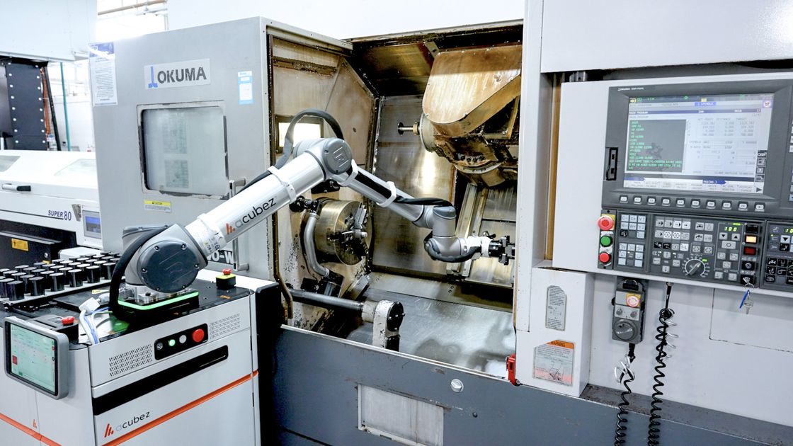 Cobots boost cnc machine productivity and free up manpower