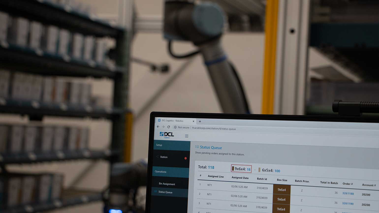 DCL Logistics uses UR robot to increase productivity