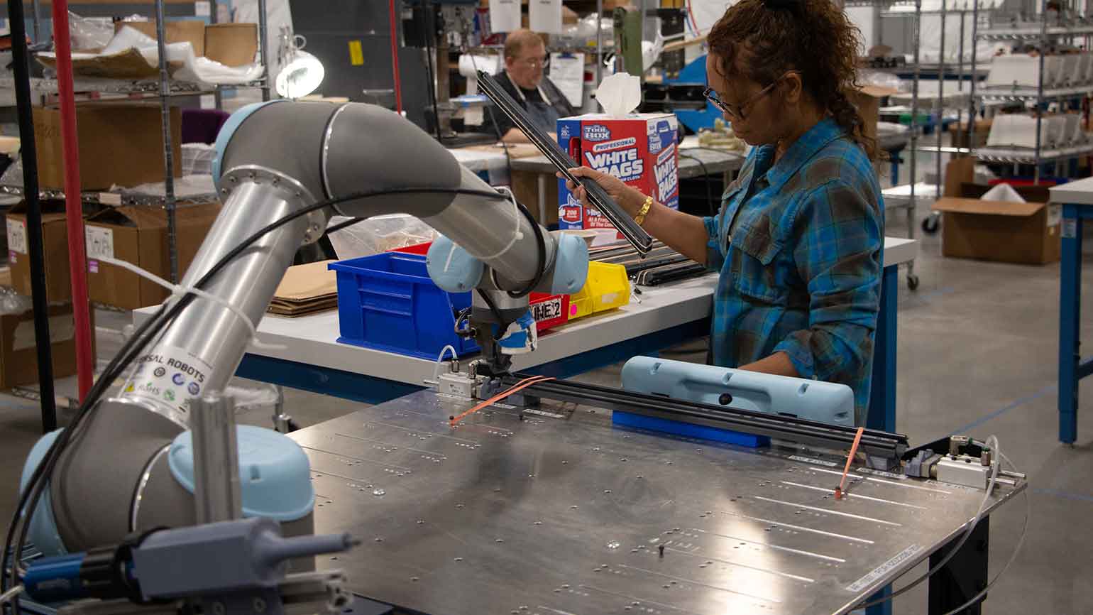 Production Doubled | UR3 at Tool Gauge | Cobot Case Stories