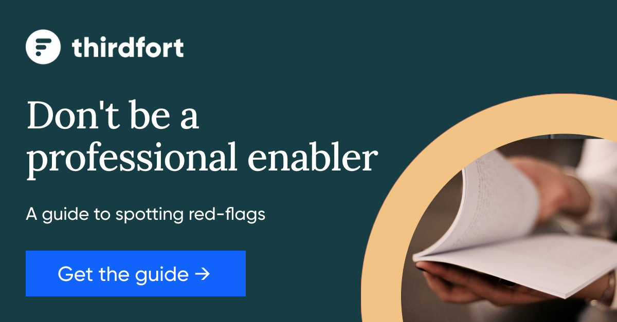 Report: Don’t be a professional enabler | Thirdfort