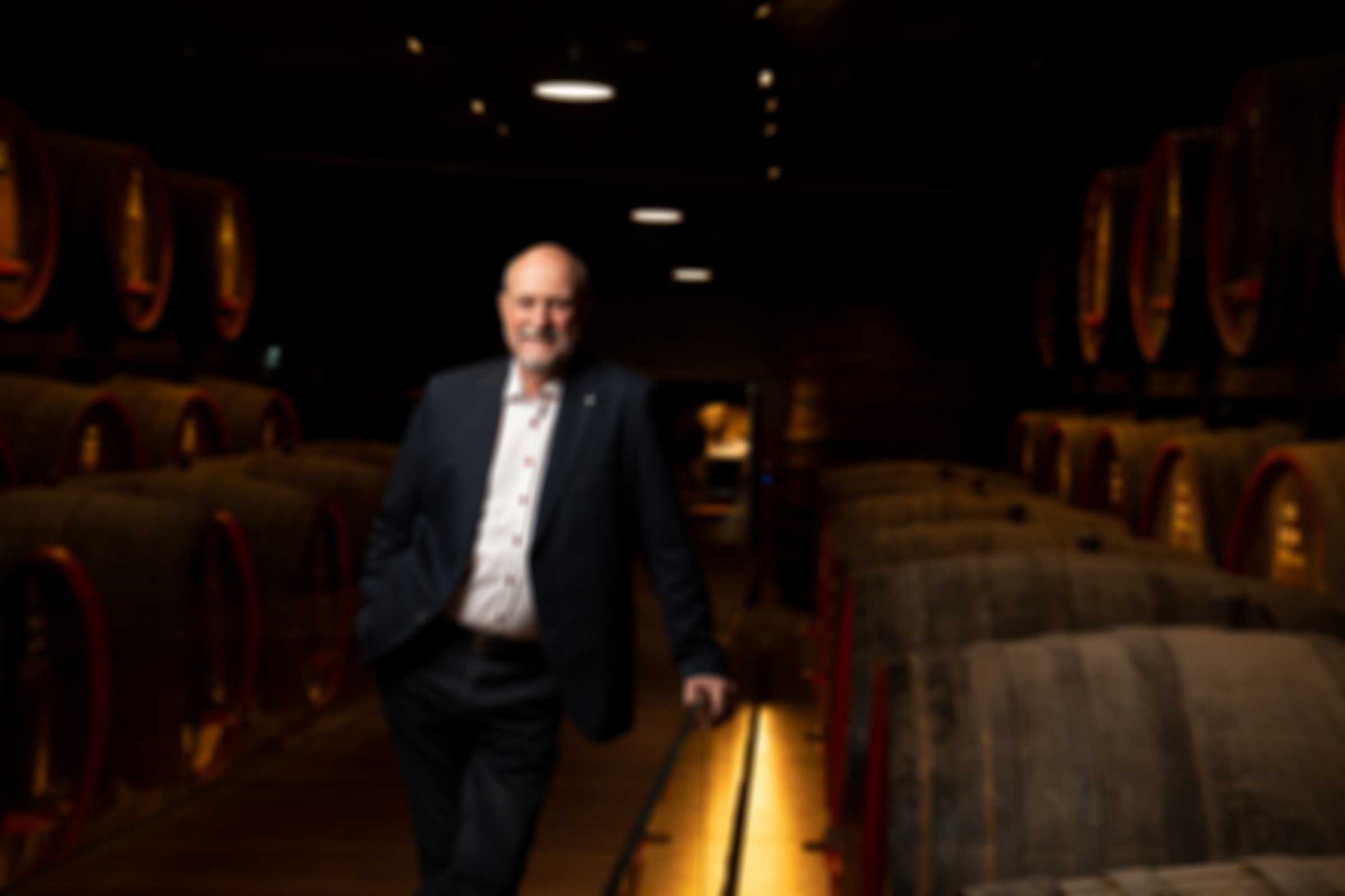 James Godfrey pictured at Penfolds Magill Estate