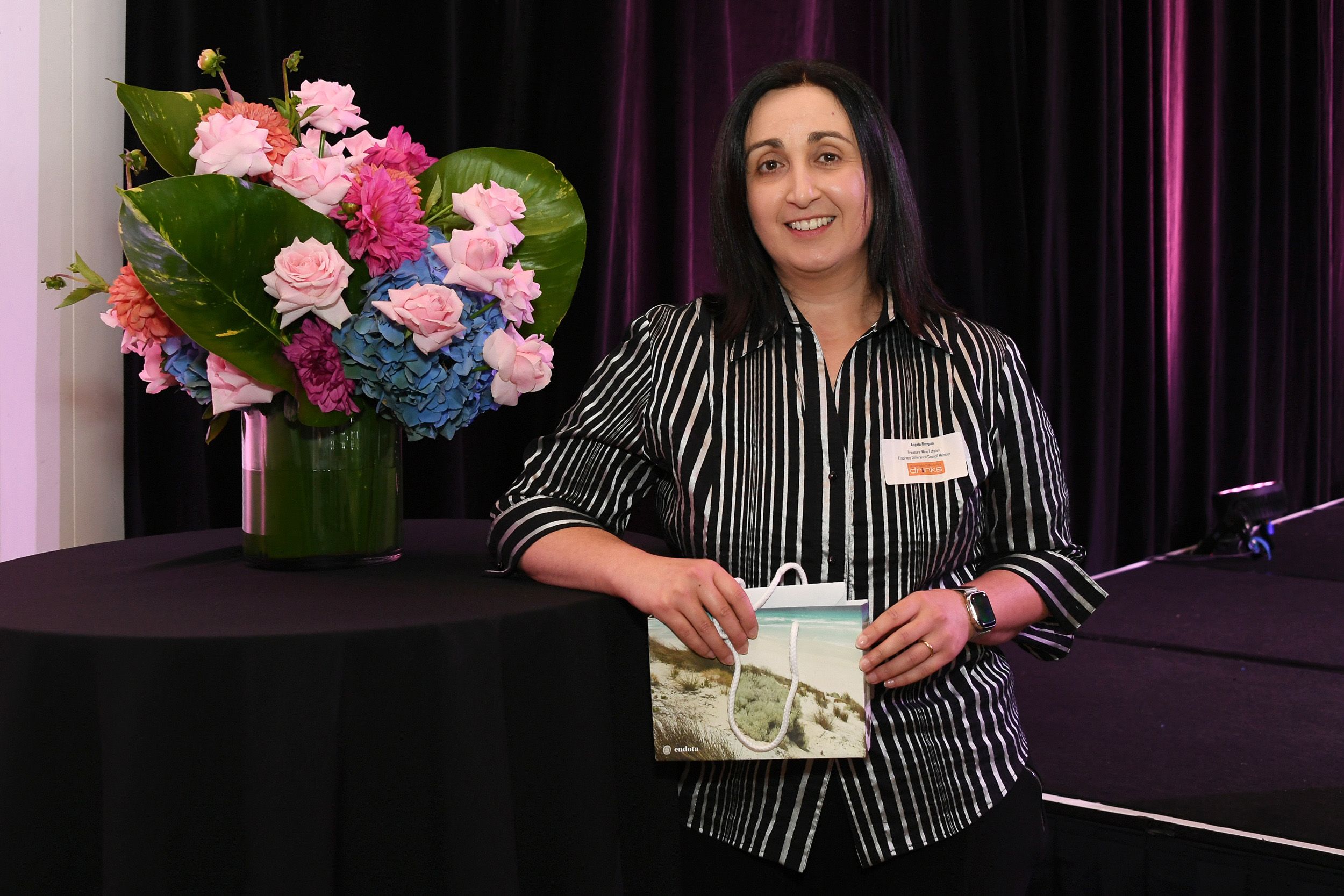 Angela Burgum pictured at The Drinks Association 2023 International ...