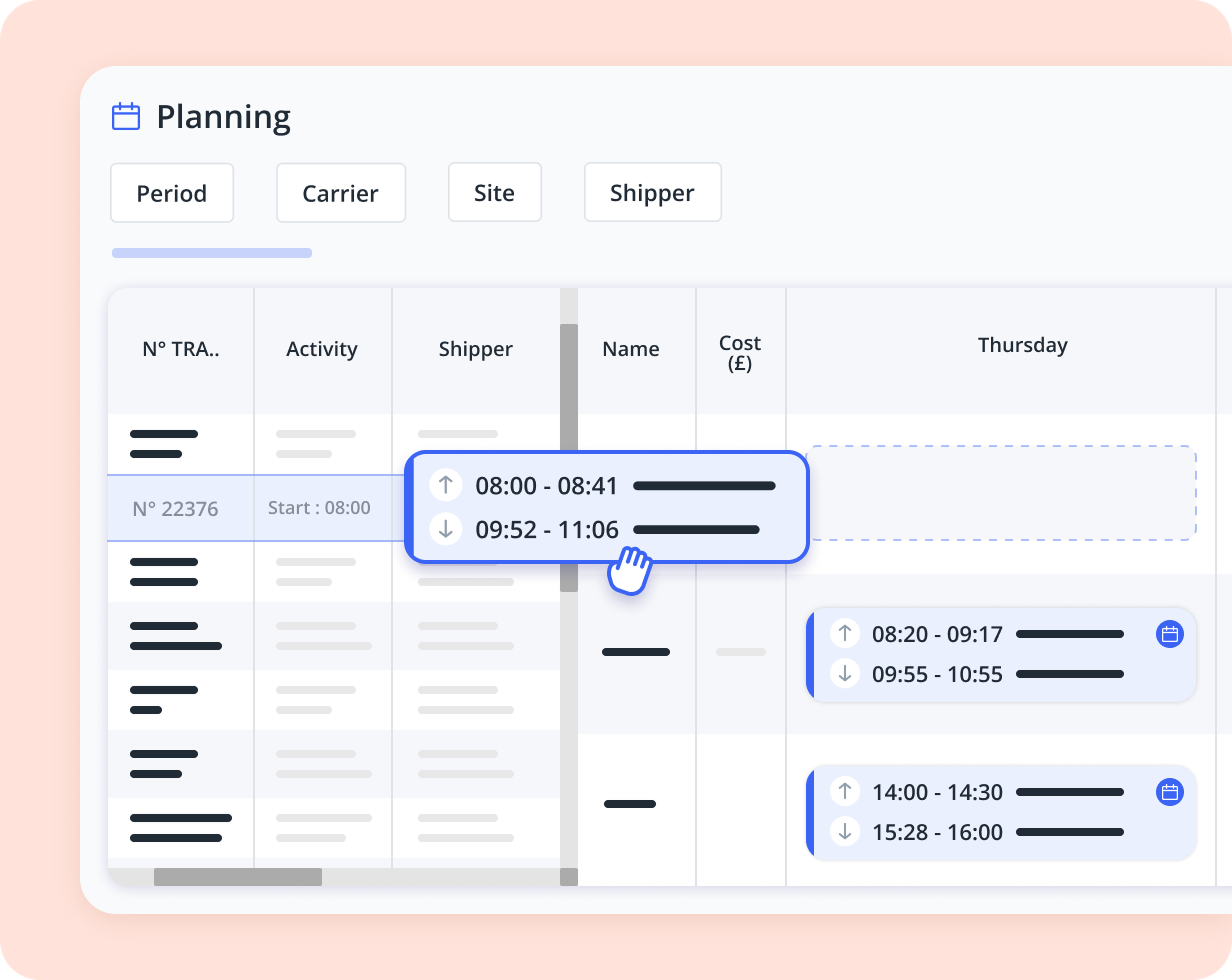 Planning Transport Module | Product Dashdoc