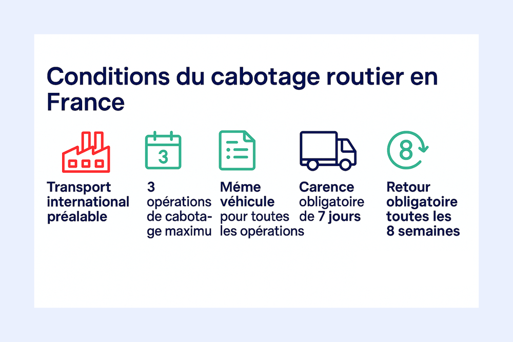 Cabotage routier [Guide Complet 2025] + Réglementation à jour