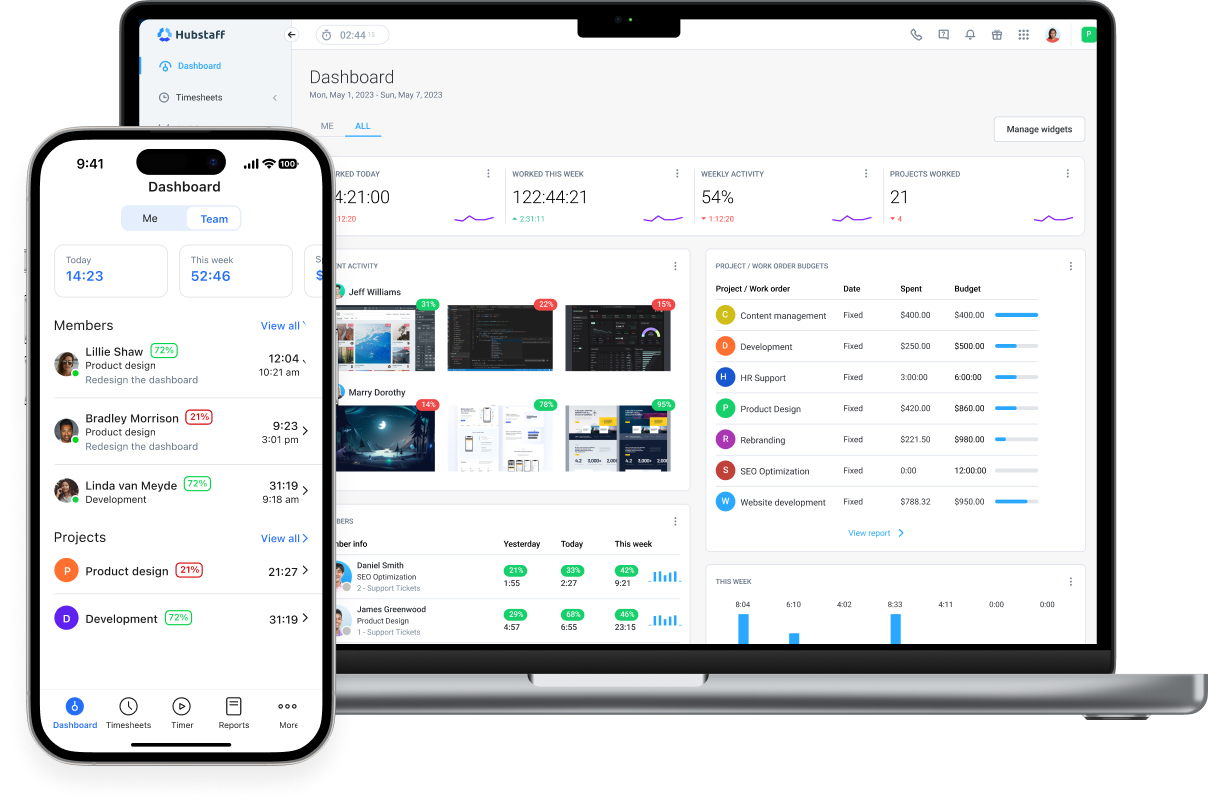 Easy-to-use iPhone Time Tracking App | Hubstaff