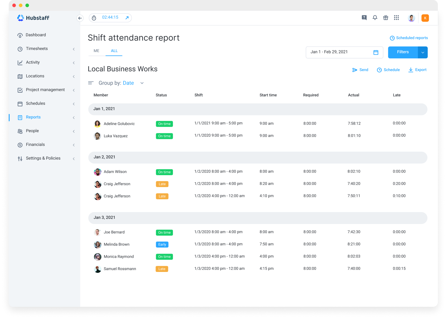 Work order software | Hubstaff