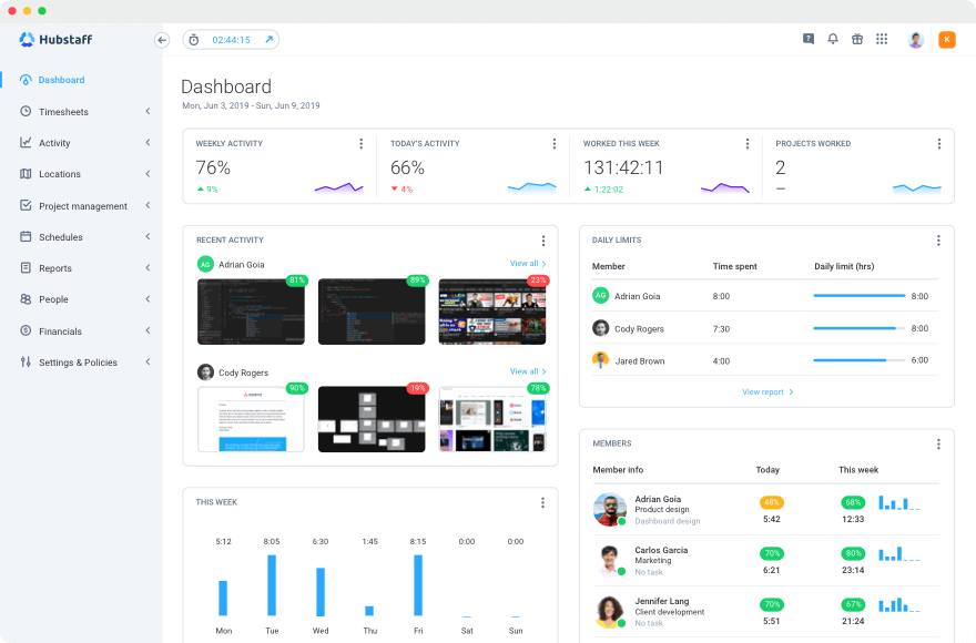 Hubstaff vs. ActivTrak: A Detailed Comparison