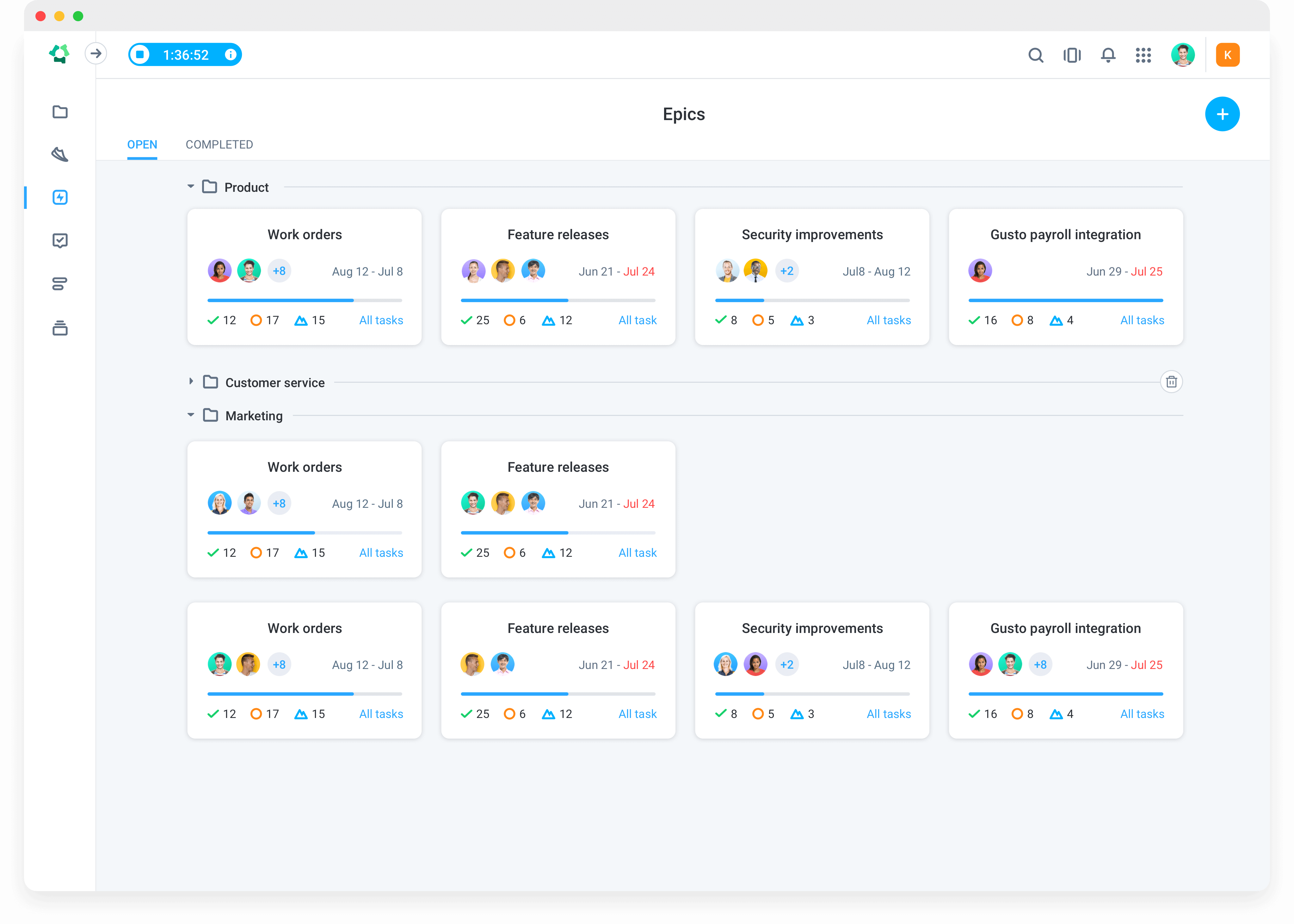 Simple Project Management Time Tracker | Hubstaff Tasks