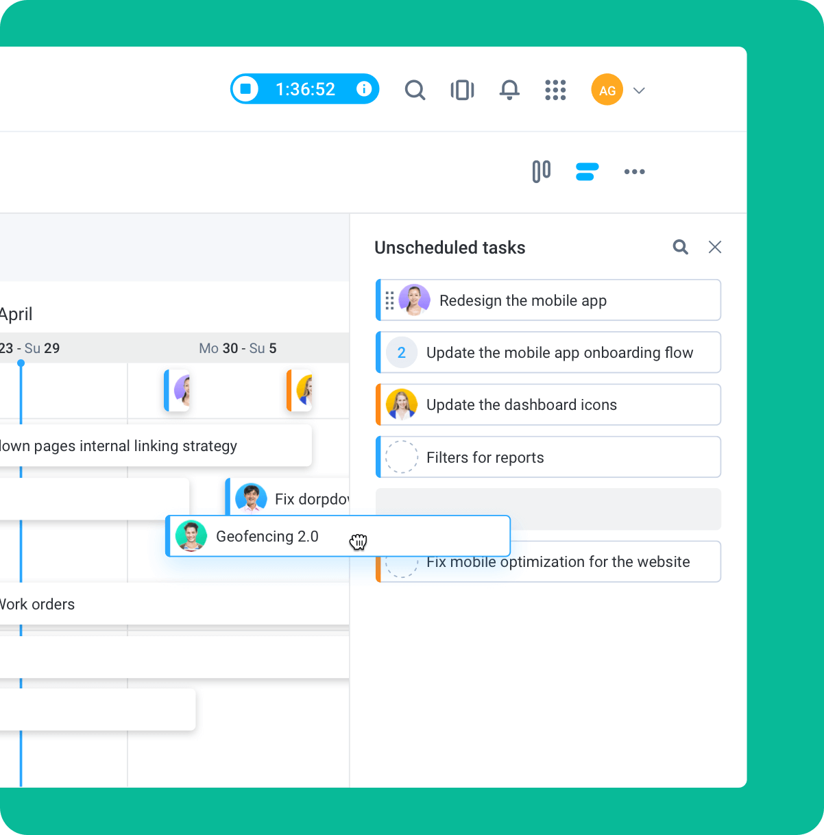 Project Timeline Tool Online | Hubstaff Tasks