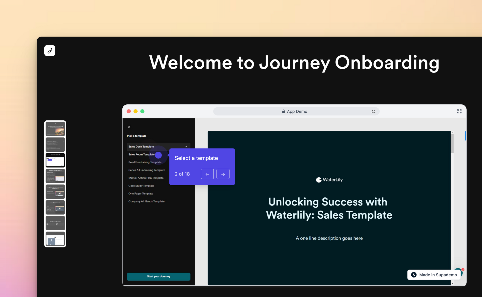 Streamlining User Onboarding with Supademo Streamlining User Onboarding with Supademo