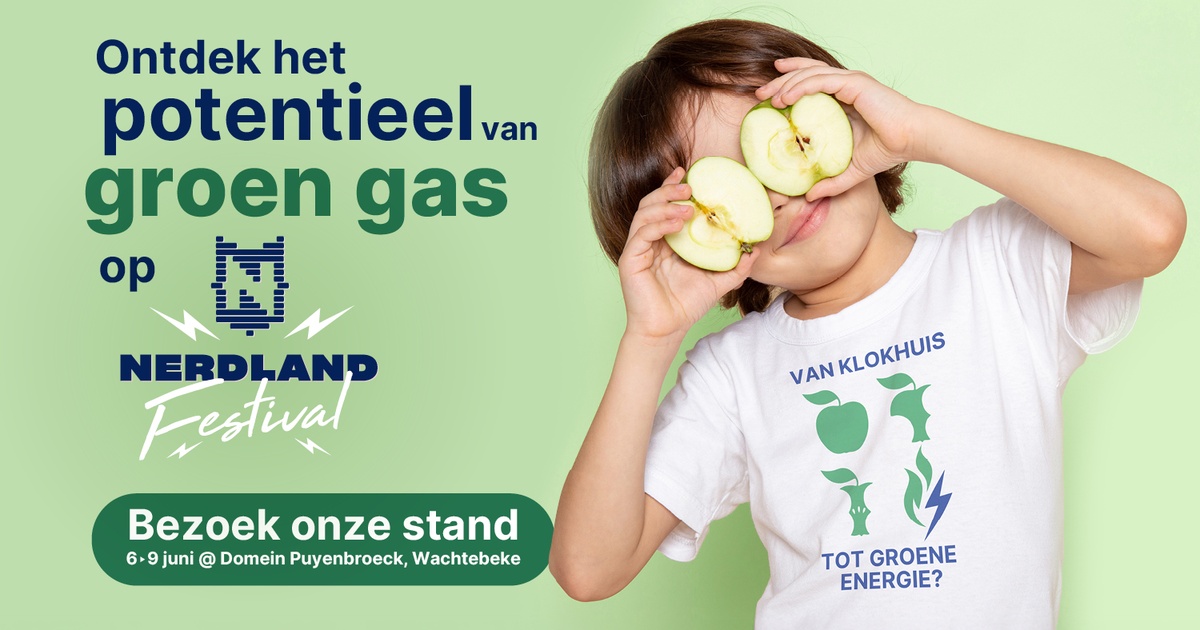 Ontdek alles over biogas op het Nerdland Festival 2025