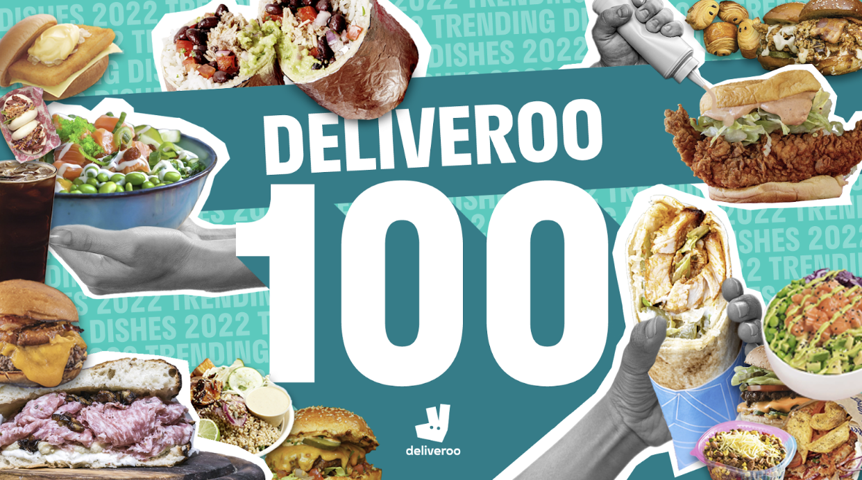Deliveroo Reveals Top 100 Trending Dishes of 2022