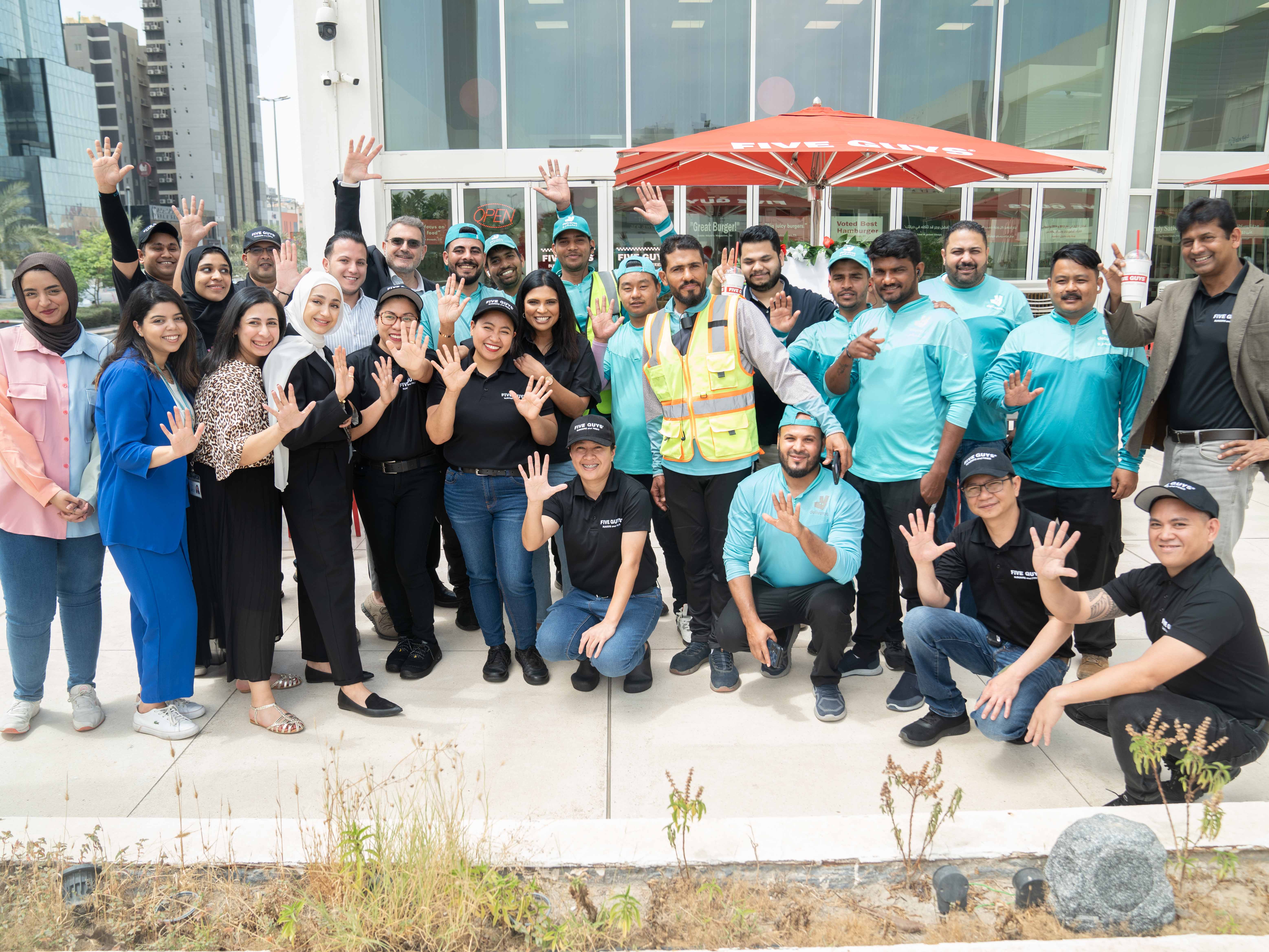 Five Guys & Deliveroo Celebrate Top-Performing Riders