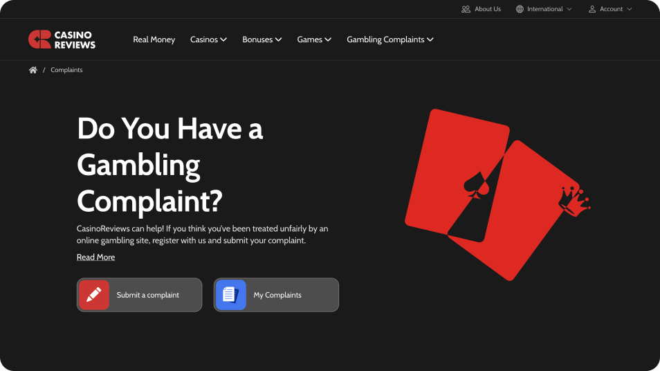 Guide to Submitting Gambling Complaints | CasinoReviews.com