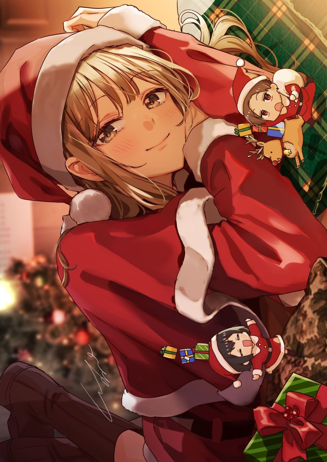 anime christmas render
