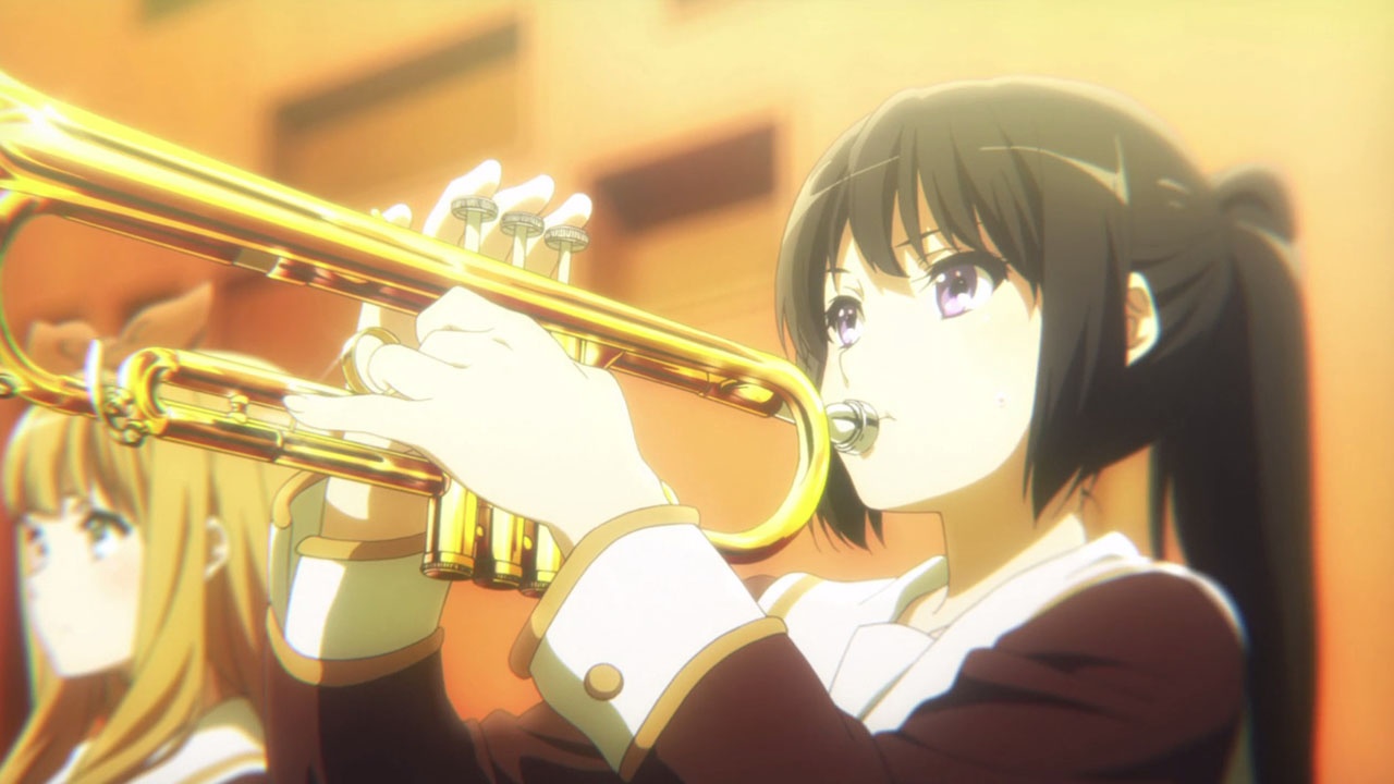 Anime Girl Playing Trumpet