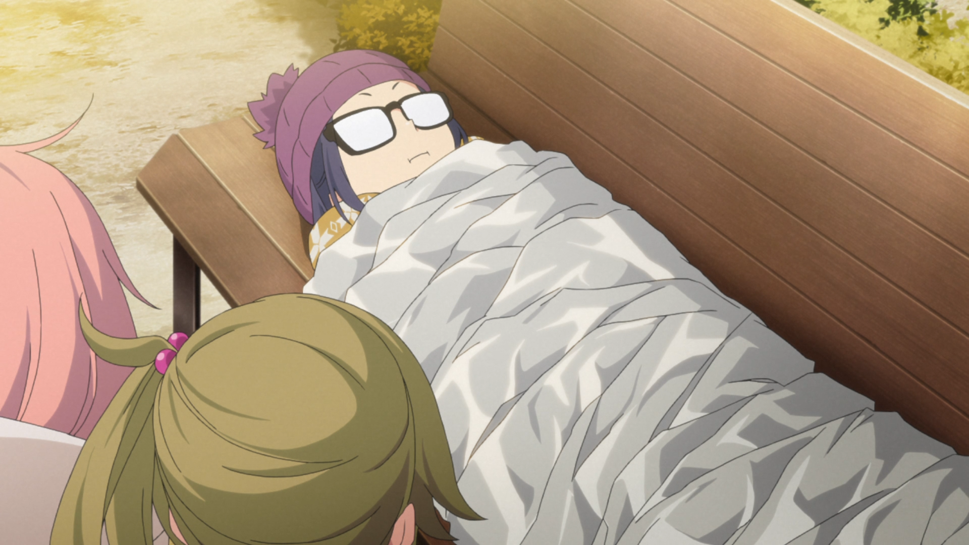 anime sleeping bubble