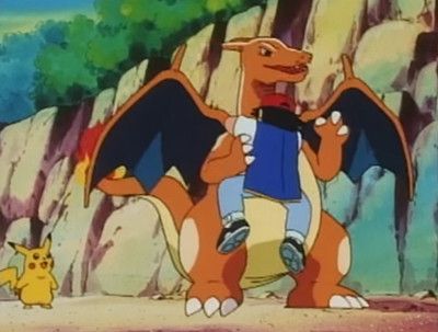charizard and ash
