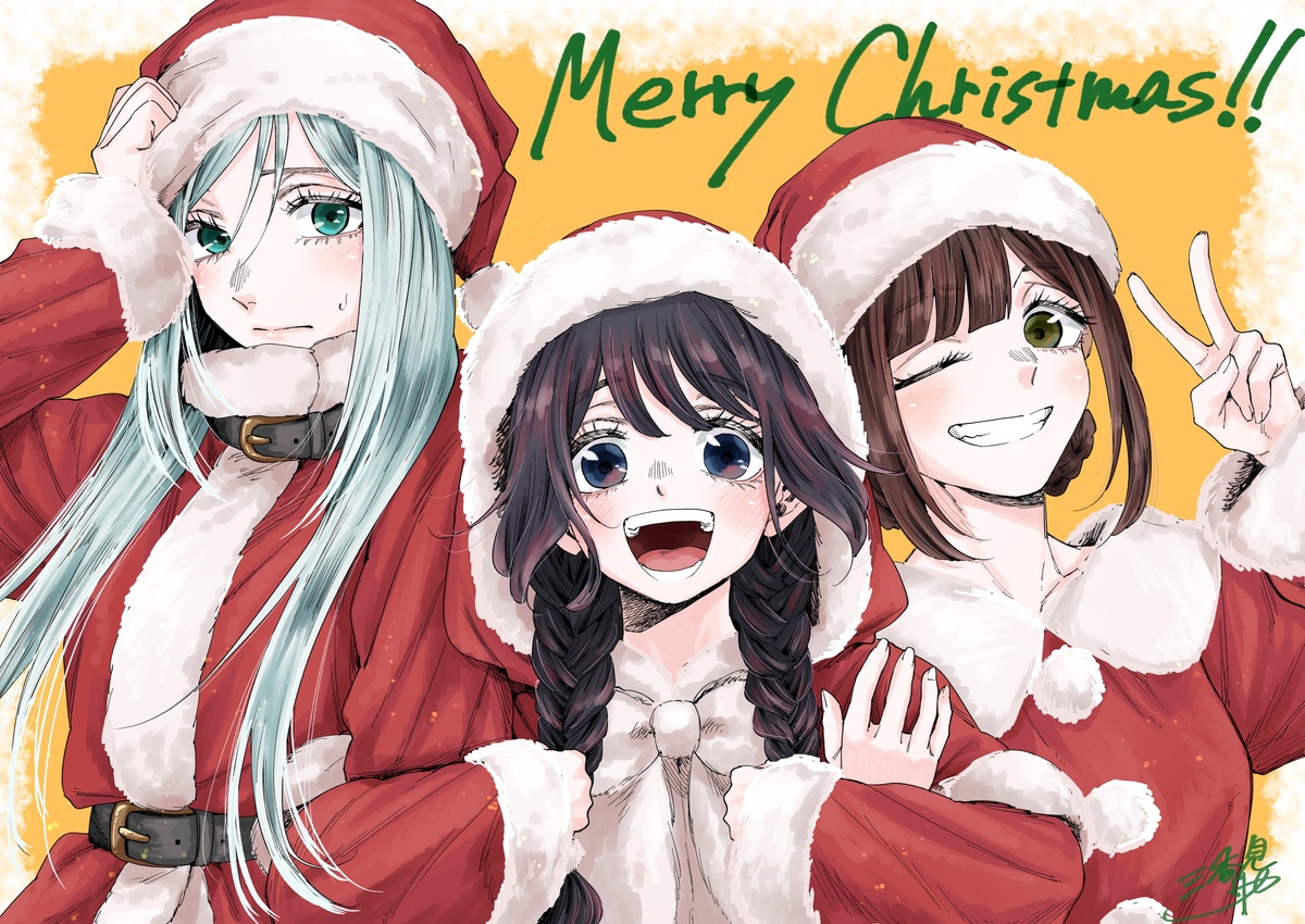 anime christmas render