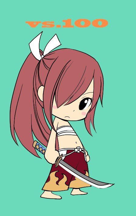 erza chibi cute