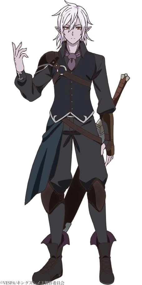dark elf anime guy