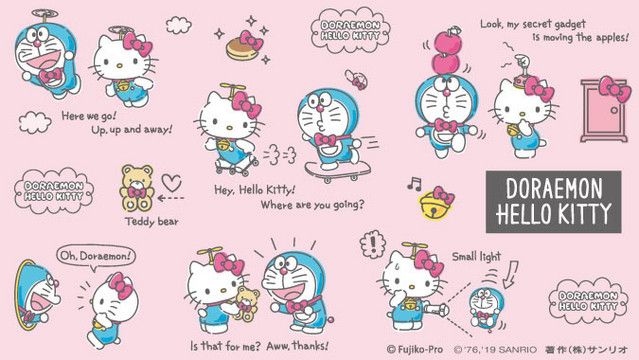 doraemon pink cat