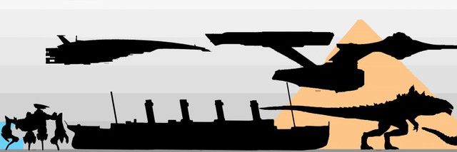 godzilla size comparison chart