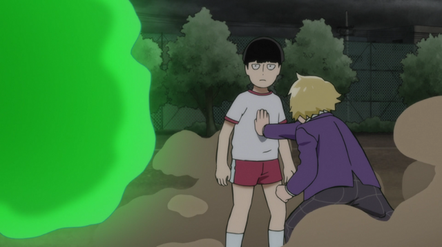 mob talker react anime