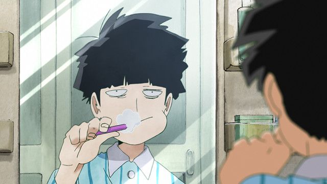 mob talker react anime