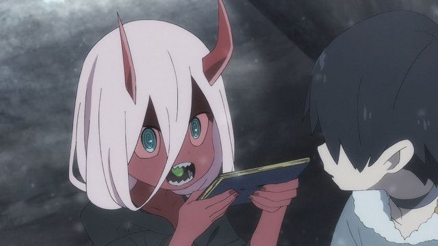 was zero two using hiro at first