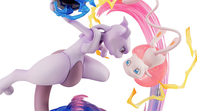 mew and mewtwo battle figure