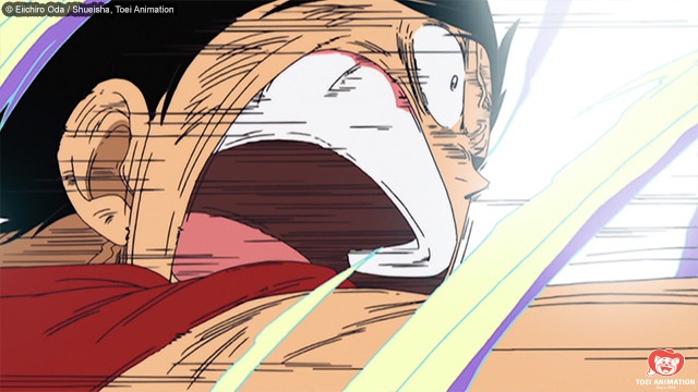luffy face down