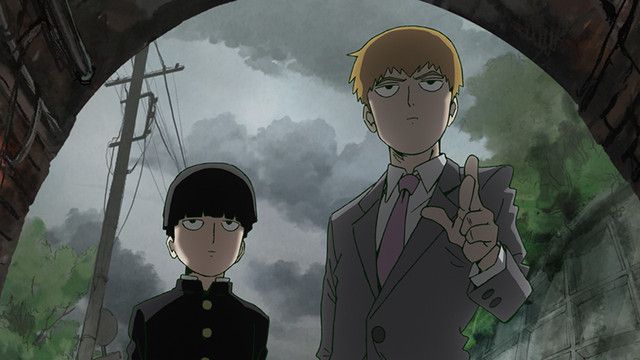 mob talker react anime