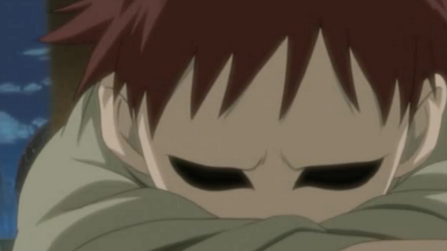 child naruto crying