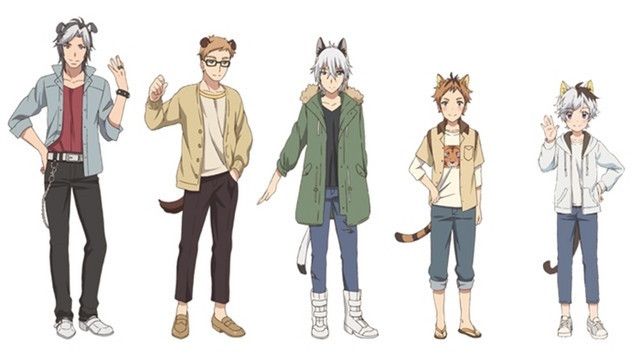 human cat anime
