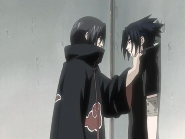itachi strangle sasuke
