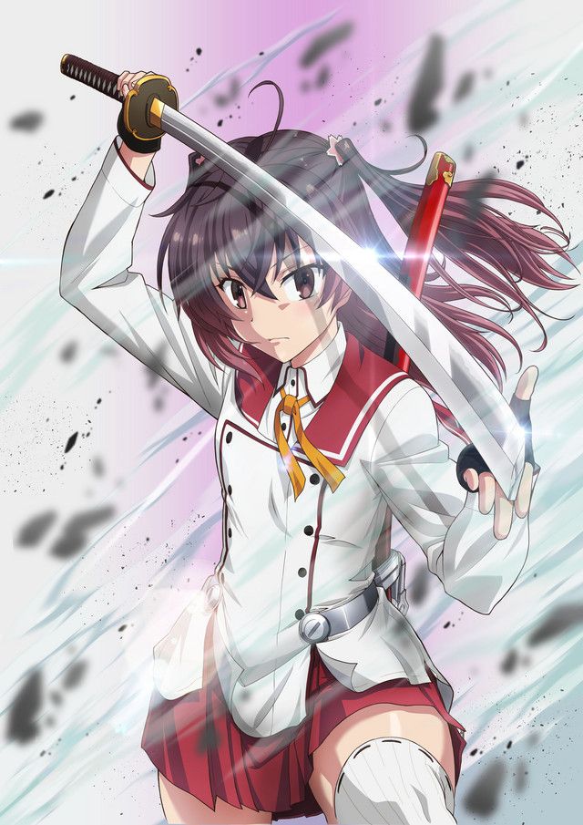 red sword anime girl