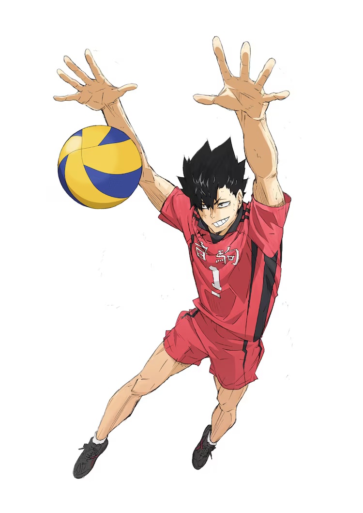 Haikyu!! FINAL anime film action visual for Tetsuro Kuroo