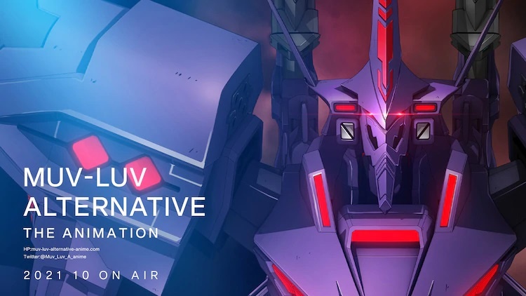 A teaser visual for the upcoming Muv-Luv Alternative TV anime ...