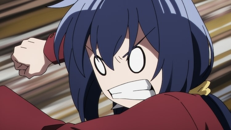 Her face distorting in cartoonish rage, Mashiro winds up to throw a ...