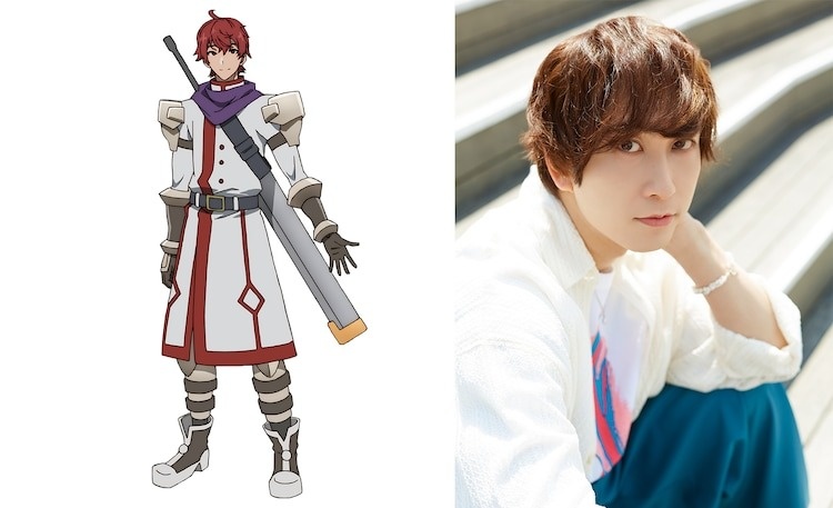 A promotional image of sword-wielding adventurer Loyd and his voice ...