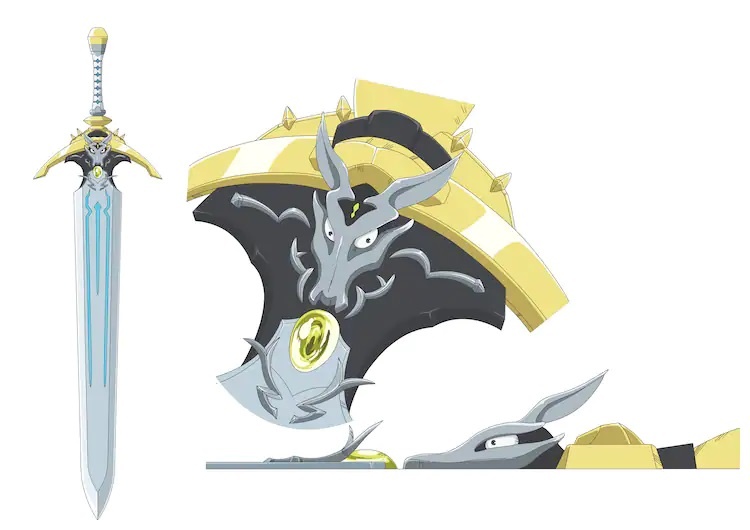 Dibujo De Espada De Anime Swords, Wolf, Dragon, Cool, Purple; Anime