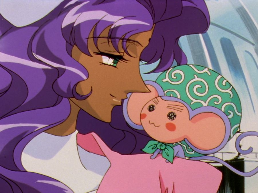 Anthy at the end of Utena