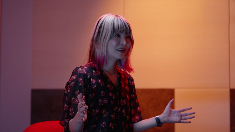 LiSA Japanese singer talking during her interview
