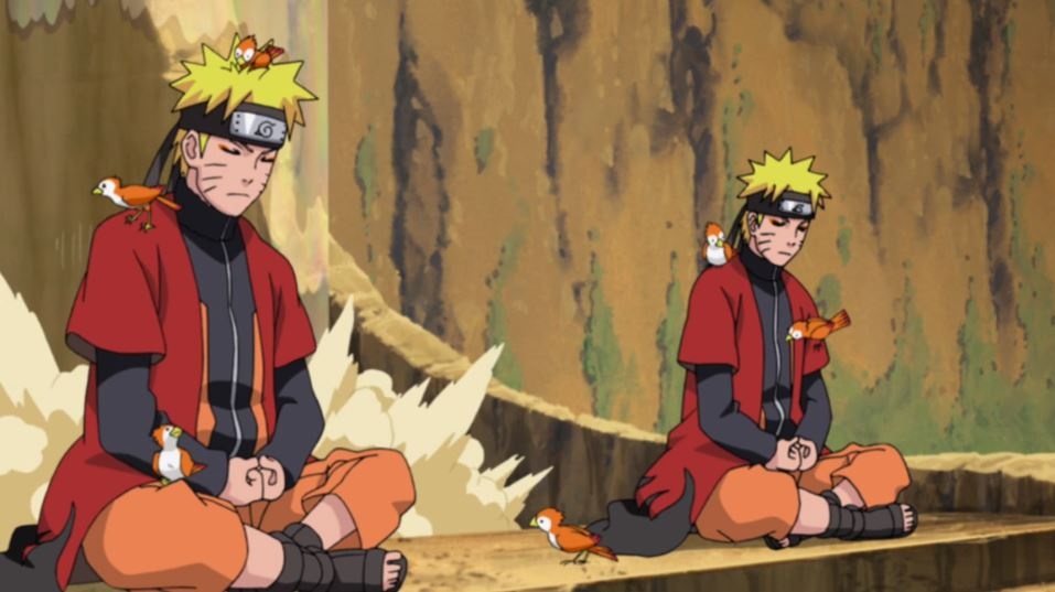 naruto standing on planetary devastation