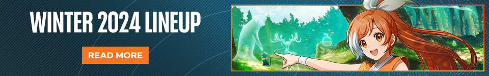 Crunchyroll Winter 2024 Lineup Banner - Mobile